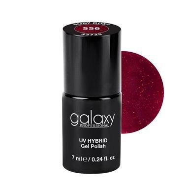 Trajni lak za nokte UV/LED GALAXY Hybrid 7ml 556 Ruby Dust