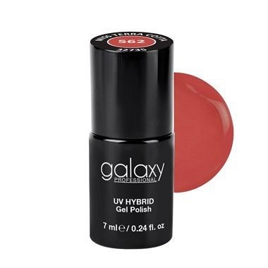 Trajni lak za nokte UV/LED GALAXY Hybrid 7ml 562 Miss Terra Cotta