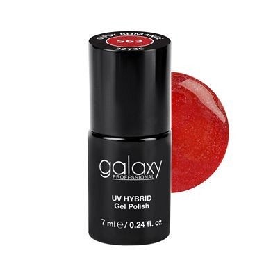 Trajni lak za nokte UV/LED GALAXY Hybrid 7ml 563 Gipsy Romance