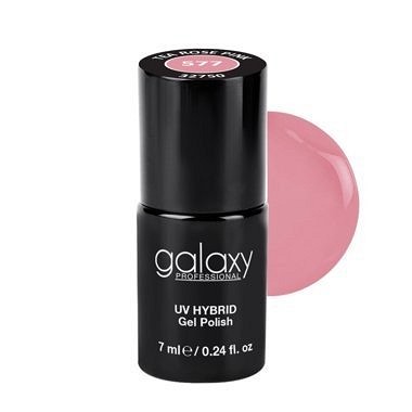 Trajni lak za nokte UV/LED GALAXY Hybrid 7ml 577 Tea Rose Pink