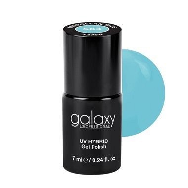 Trajni lak za nokte UV/LED GALAXY Hybrid 7ml 583 Moroccan Blue