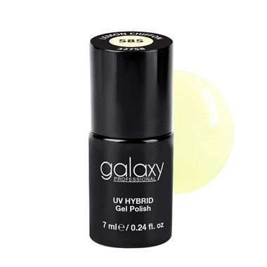 Trajni lak za nokte UV/LED GALAXY Hybrid 7ml 585 Lemon Chiffon