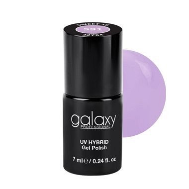 Trajni lak za nokte UV/LED GALAXY Hybrid 7ml 591 Sweet 16