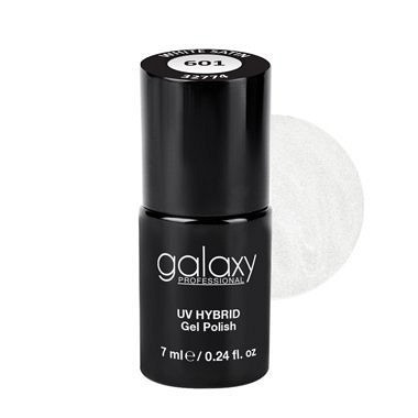 Trajni lak za nokte UV/LED GALAXY Hybrid 7ml 601 White Satin