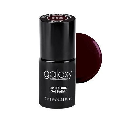 Trajni lak za nokte UV/LED GALAXY Hybrid 7ml 602 Transyl-wine-ia