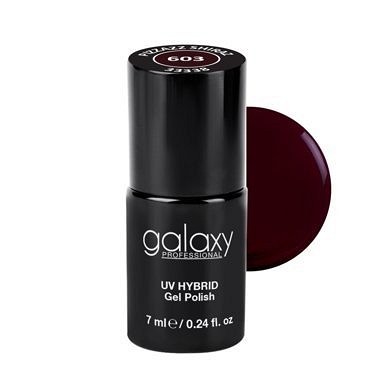 Trajni lak za nokte UV/LED GALAXY Hybrid 7ml 603 Pizzazz Shiraz