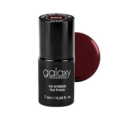 Trajni lak za nokte UV/LED GALAXY Hybrid 7ml 604 Wine Me, Dine Me