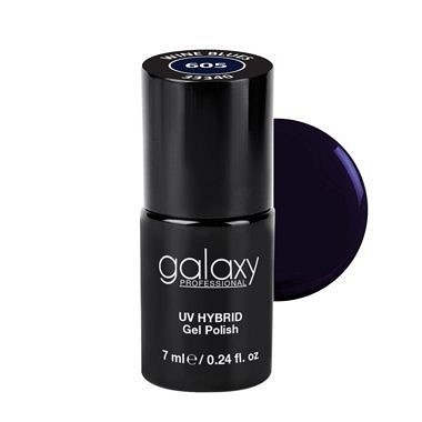 Trajni lak za nokte UV/LED GALAXY Hybrid 7ml 605 Wine Blues