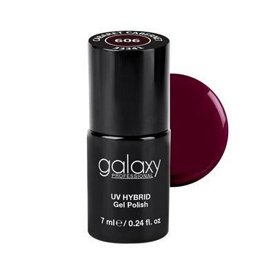 Trajni lak za nokte UV/LED GALAXY Hybrid 7ml 606 Cabaret Cabernet