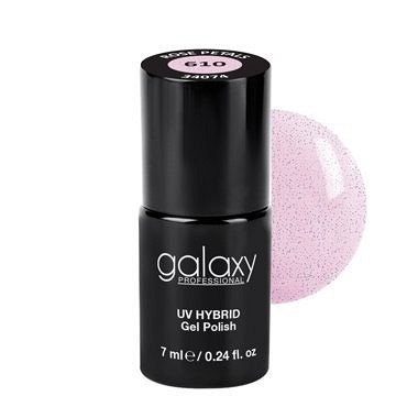 Trajni lak za nokte UV/LED GALAXY Hybrid 7ml 610 Rose Petals