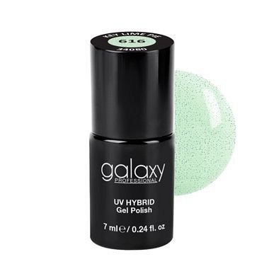 Trajni lak za nokte UV/LED GALAXY Hybrid 7ml 616 Key Lime Pie