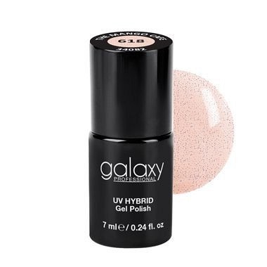 Trajni lak za nokte UV/LED GALAXY Hybrid 7ml 618 The Mango Cafe