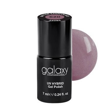 Trajni lak za nokte UV/LED GALAXY Hybrid 7ml 620 Bitter Chocolate