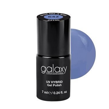 Trajni lak za nokte UV/LED GALAXY Hybrid 7ml 642 Blue Me a Kiss