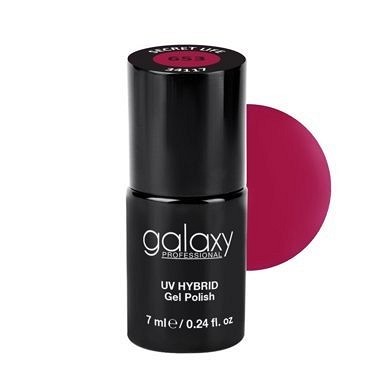 Trajni lak za nokte UV/LED GALAXY Hybrid 7ml 653 Secret Life