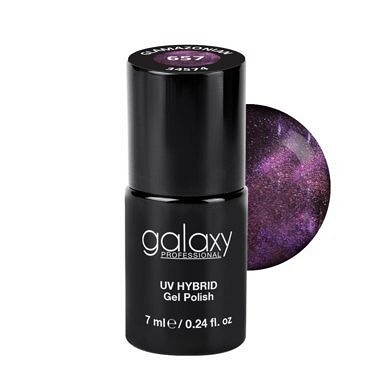 Trajni lak za nokte UV/LED GALAXY Hybrid 7ml 657 Glamazonian