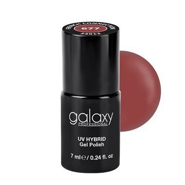 Trajni lak za nokte UV/LED GALAXY Hybrid 7ml 677 French Connection