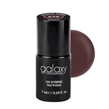 Trajni lak za nokte UV/LED GALAXY Hybrid 7ml 679 Wicked Game