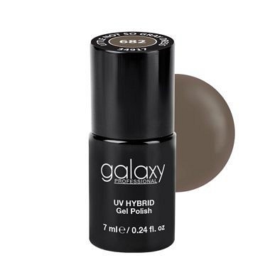 Trajni lak za nokte UV/LED GALAXY Hybrid 7ml 682 Litle not so gray dress