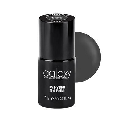 Trajni lak za nokte UV/LED GALAXY Hybrid 7ml 686 Be Concrete