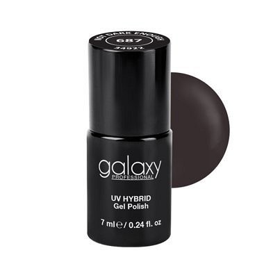 Trajni lak za nokte UV/LED GALAXY Hybrid 7ml 687 Not Dark Enough