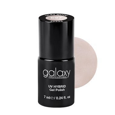 Trajni lak za nokte UV/LED GALAXY Hybrid 7ml 697 Silky Nude