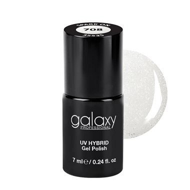 Trajni lak za nokte UV/LED GALAXY Hybrid 7ml 708 Spark on