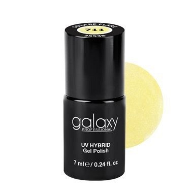 Trajni lak za nokte UV/LED GALAXY Hybrid 7ml 711 Solare Flare