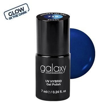 Trajni lak za nokte UV/LED GALAXY Hybrid 7ml 718 Azore Island