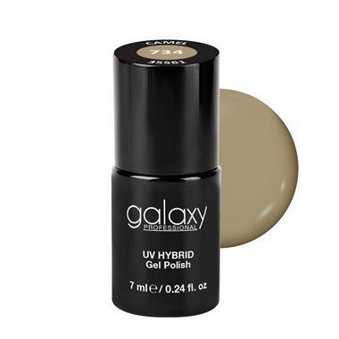 Trajni lak za nokte UV/LED GALAXY Hybrid 7ml 734 Camel