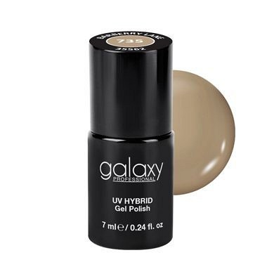 Trajni lak za nokte UV/LED GALAXY Hybrid 7ml 735 Barberry Lane