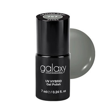 Trajni lak za nokte UV/LED GALAXY Hybrid 7ml 757 Grayish Gray