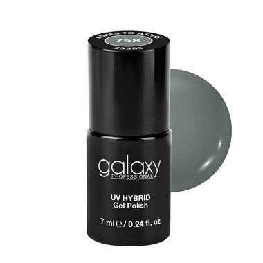 Trajni lak za nokte UV/LED GALAXY Hybrid 7ml 758 Ashes to Ashes