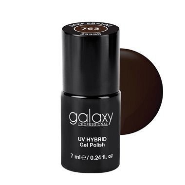 Trajni lak za nokte UV/LED GALAXY Hybrid 7ml 763 Dark Praline