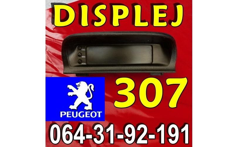 DISPLEJ Pežo 307 Peugeot 96524732XT Johnson Controls Citroen