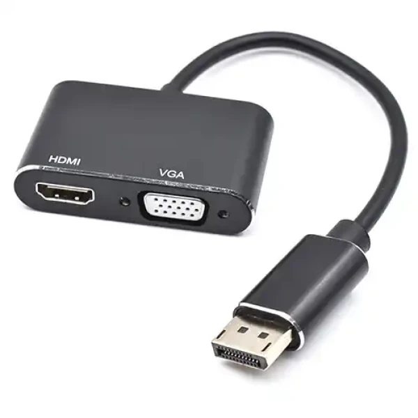 Adapter konverter Displayport - HDMIVGA 1080p Kettz DP2HV-K12