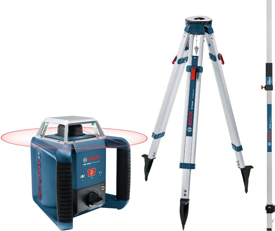 Bosch GRL 400 H i LR 1 i BT 170 HD stativ i GR 240