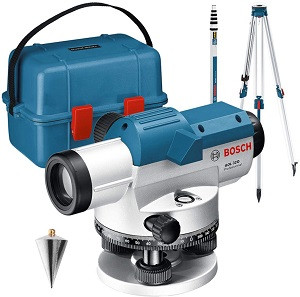 Bosch GOL 26 D nivelir i stativ BT 160 i merna letva GR 500