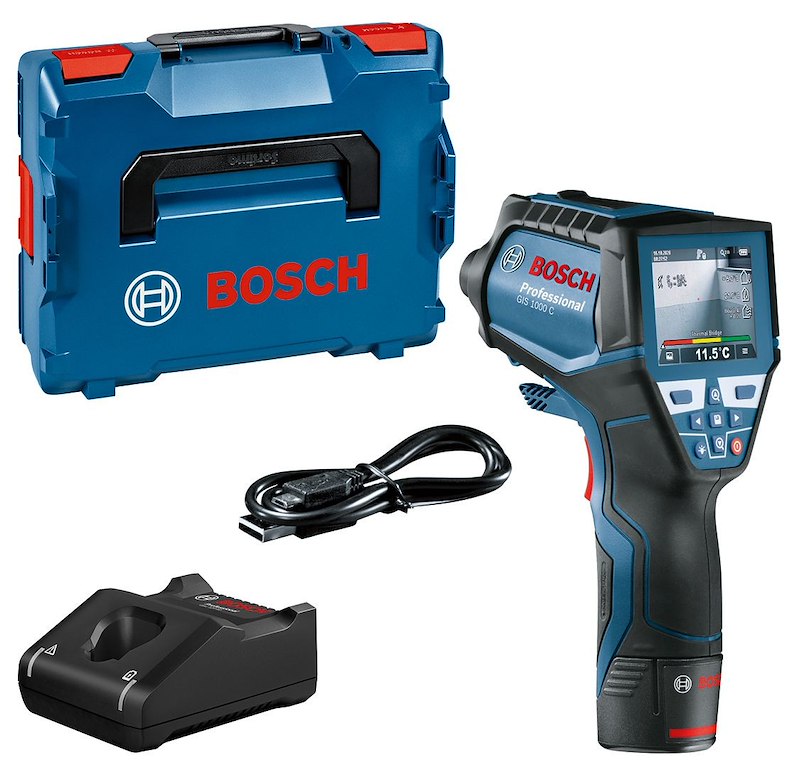 Termo detektor Bosch GIS 1000 C i 2Ah u L-Boxx koferu