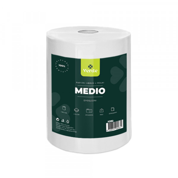 Ubrus dvoslojni jumbo VERDE Medio 350g