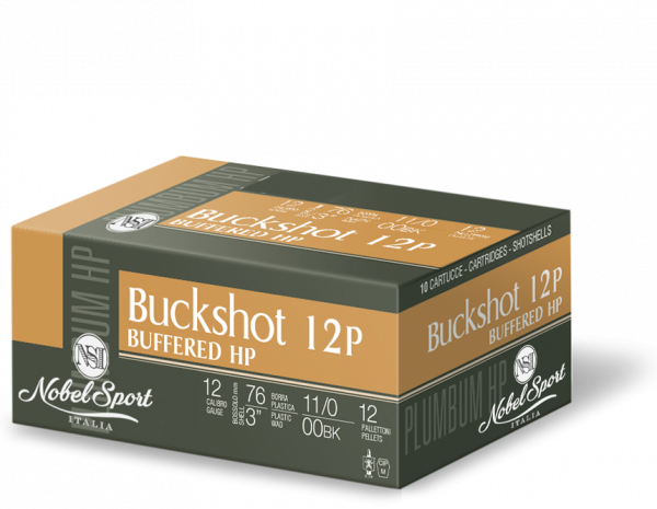 Patron NSI Buffered Buckshot 12/76 12P 11/0 - 8,6 mm