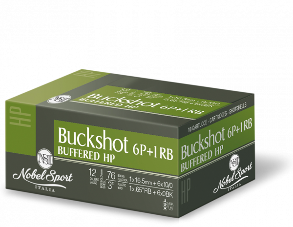 Patron NSI Buckshot 12/76 6P + 1 Round Ball