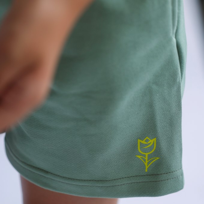 Tulip's Plush Shorts Green