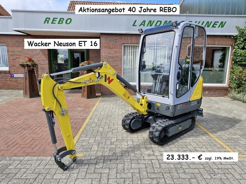 Novi Wacker ET 16 mini bager