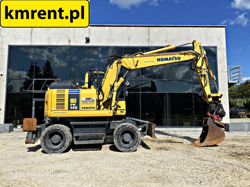 Komatsu PW148-8 KOPARKA KOŁOWA | Komatsu PW 140 Cat 315 bager točkaš