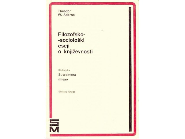 Sociološke Studije - Theodor W. Adorno, Max Horkheimer