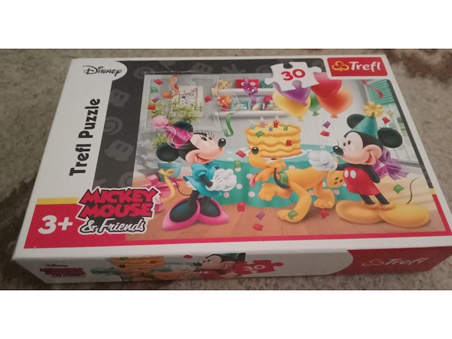 Puzzle TREFL Mickey Mouse Birthday cake 30