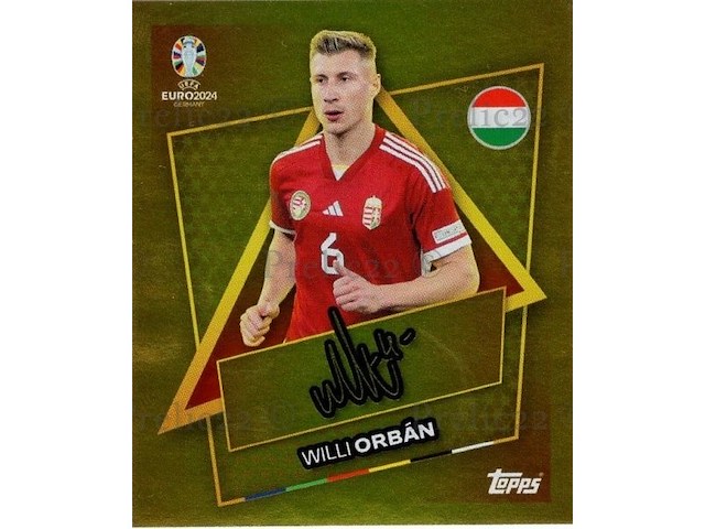 EURO 2024 Germany HUN SP Willi Orban, SIGNATURE