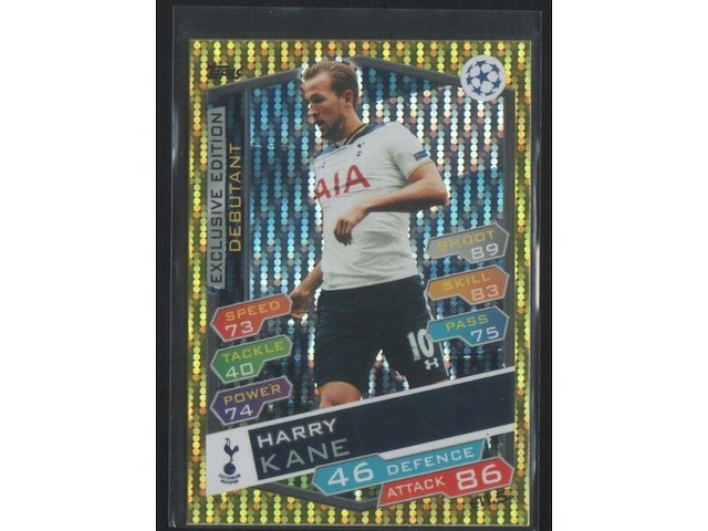 2016/17 Match Attax UEFA CL Harry Kane