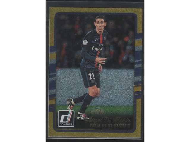 2016/17 Donruss Soccer Di Maria Gold Parallel